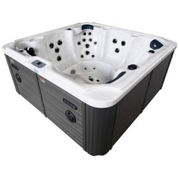 Whirlpool Outdoor Set Schwarz/Wei&szlig; ca. 210x95x210cm
