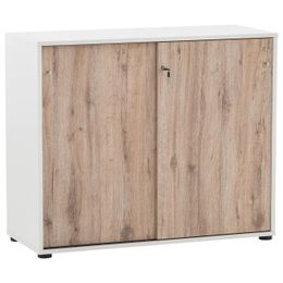 Aktenschrank U 1000 ST Wei&szlig;W.eiche ca.100,1x83,6x41cm