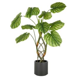 Kunstpflanze Philodendron Gr&uuml;n/Grau ca. 120cm