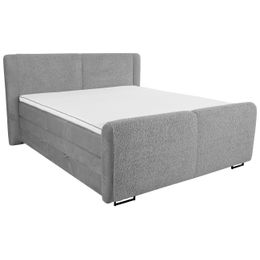 Boxspringbett Rona ca. 180x200 cm Grau