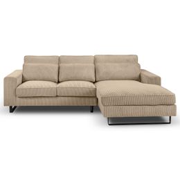 Ecksofa Bolivia Beige Cord