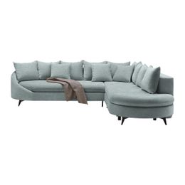 Ecksofa Axel Hellblau