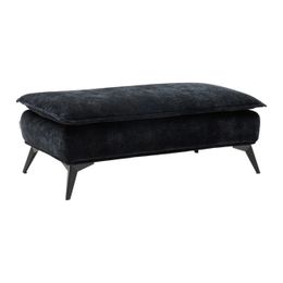Hocker Ottawa Schwarz Strukturstoff