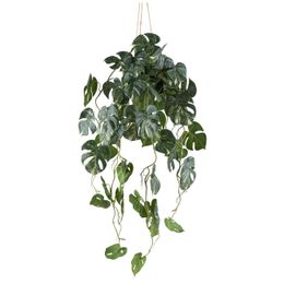Kunstpflanze Splitphilodendron II Gr&uuml;n/Wei&szlig;