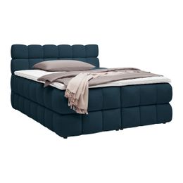 Boxspringbett Bubble Box Blau ca. 160x200cm