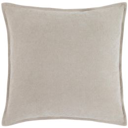 Zierkissen Nathi in Taupe ca. 45x45cm