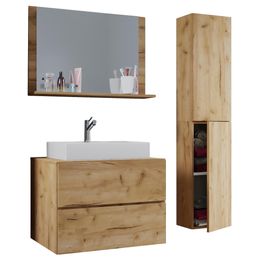 Badezimmer Lendas 4-tlg. ca. 94 cm Honigeiche