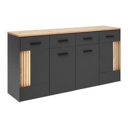 Sideboard Alara Eiche/Anthrazit