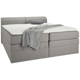 Boxspringbett Flexi 2 in Grau ca. 180x200cm