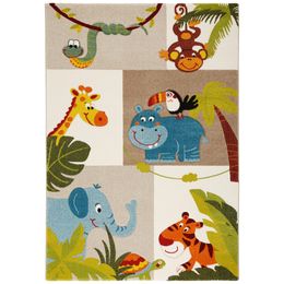 Kinderteppich Jungle in Bunt ca. 120x170cm