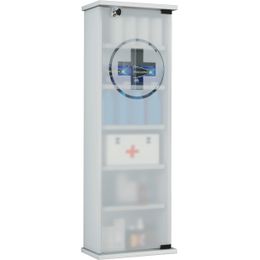 Medizinschrank Omal XXL Wei&szlig; zum H&auml;ngen B/H ca. 31x92 cm