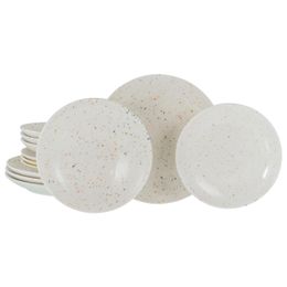 Creatable Tafelservice Confetti Creme, 12-teilig