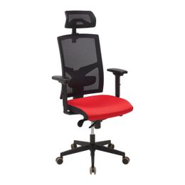 Chefsessel Boss VIP Rot/Schwarz