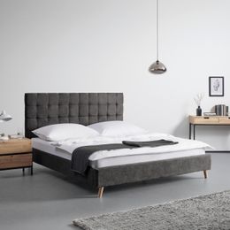 Polsterbett Cesaro Dunkelgrau ca. 180x200 cm