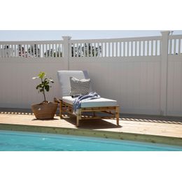 Sonnenliege Cane Bambus Rattan ca. 80x210 cm