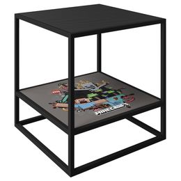 Beistelltisch Minecraft ca. 45x45x48 cm Schwarz