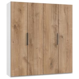 Dreht&uuml;renschrank Level 36A ca. 200x216x58 cm Eiche/Wei&szlig;