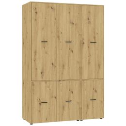 Kleiderschrank Kivo Eiche Artisan