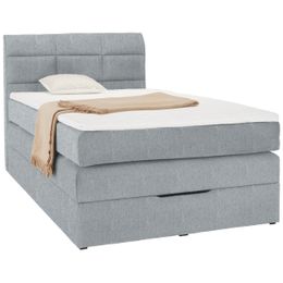 Boxspringbett Hellgrau ca. 90x200cm