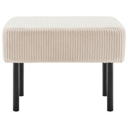 Hocker Miami Beige/Schwarz