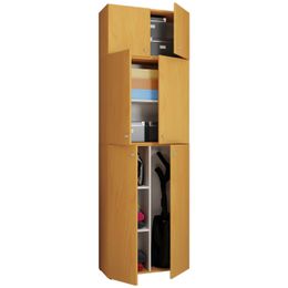 Mehrzweckschrank Lona XXL ca.70x223x39cm Buchefarben