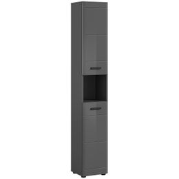 Hochschrank Soft Grau hochglanz
