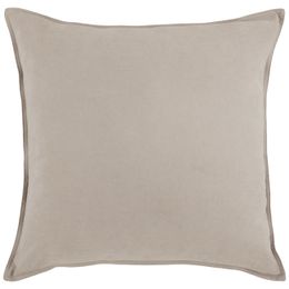 Zierkissen Nathi in Taupe ca. 60x60cm