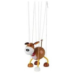 goki Marionette Hund aus Holz