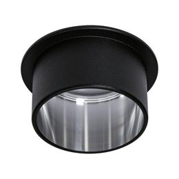 Paulmann Deckenleuchte Coin Gil in Schwarz max. 6 Watt Deckenlampe