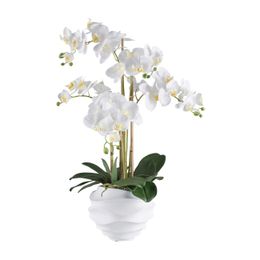 Kunstpflanze Orchideen Wei&szlig; ca. 70cm