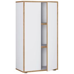 Aktenschrank Salia B60 Wei&szlig;/Honigeiche