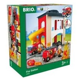 Brio World - Gro&szlig;e Feuerwehr-Station mit Einsatzfahrzeug