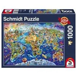 Schmidt Spiele PU1000T.Entdecke unsere Welt