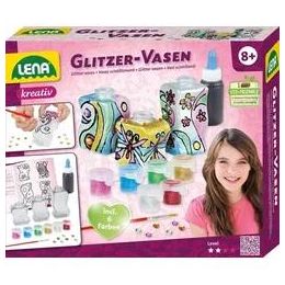 LENA Glitzer-Vasen, Faltschachtel