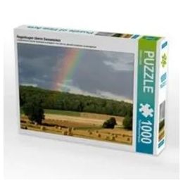 Calvendo Puzzle Regenbogen &uuml;berm Sensenstein 1000 Teile Lege-Gr&ouml;&szlig;e 64 x 48 cm Foto-Puzzle Bild von Sabine L&ouml;wer