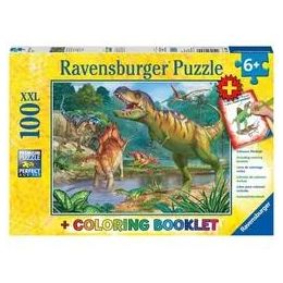 Puzzle Ravensburger Welt der Dinosaurier 100 Teile XXL Colouring Booklet