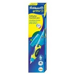 Pelikan F&uuml;ller Griffix&reg; f&uuml;r Linksh&auml;nder, Neon Fresh Blue