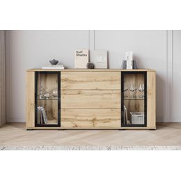 Sideboard Caro ca. 150x70 cm Eiche Wotan