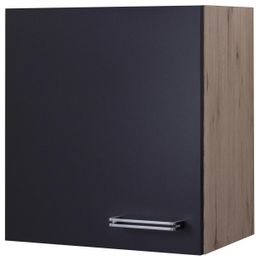 K&uuml;chenoberschrank Anthrazit/Eiche