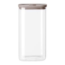 Vorratsglas Selina Taupe/Klar ca. 1,5L