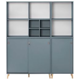 Aktenschrank Set US1000 Petrol ca. 151,05x175,2x41cm