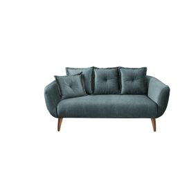 2,5-Sitzer-Sofa Baggio Blau Velours