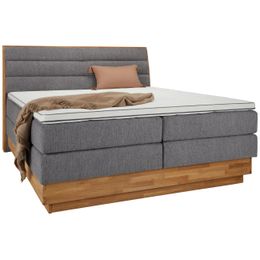 Boxspringbett Marissa in Grau ca. 160x200cm