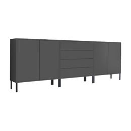 Sideboard Mailand Set 5 Anthrazit