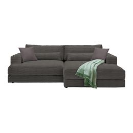 Ecksofa Fabiona rechts Braun