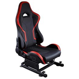 Gamingsessel XR Racing ca. 48x109x56cm Schwarz/Rot