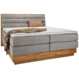 Boxspringbett Marissa in Taupe ca. 180x200cm
