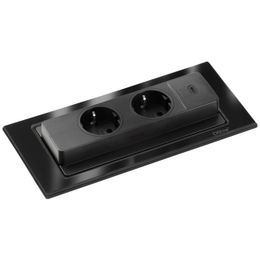 Vogt Steckdosenelement 417577 in Schwarz