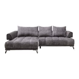Ecksofa Morgan Graphitfarben