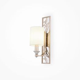 Maytoni Wandleuchte Vittoria Goldfarben/Creme max. 40 Watt Wandlampe
